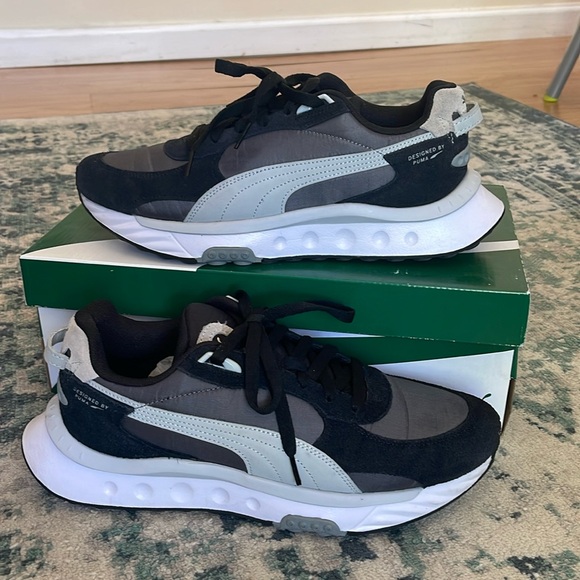 Puma | Shoes | Black Puma Wild Rider Rollin Mens | Poshmark